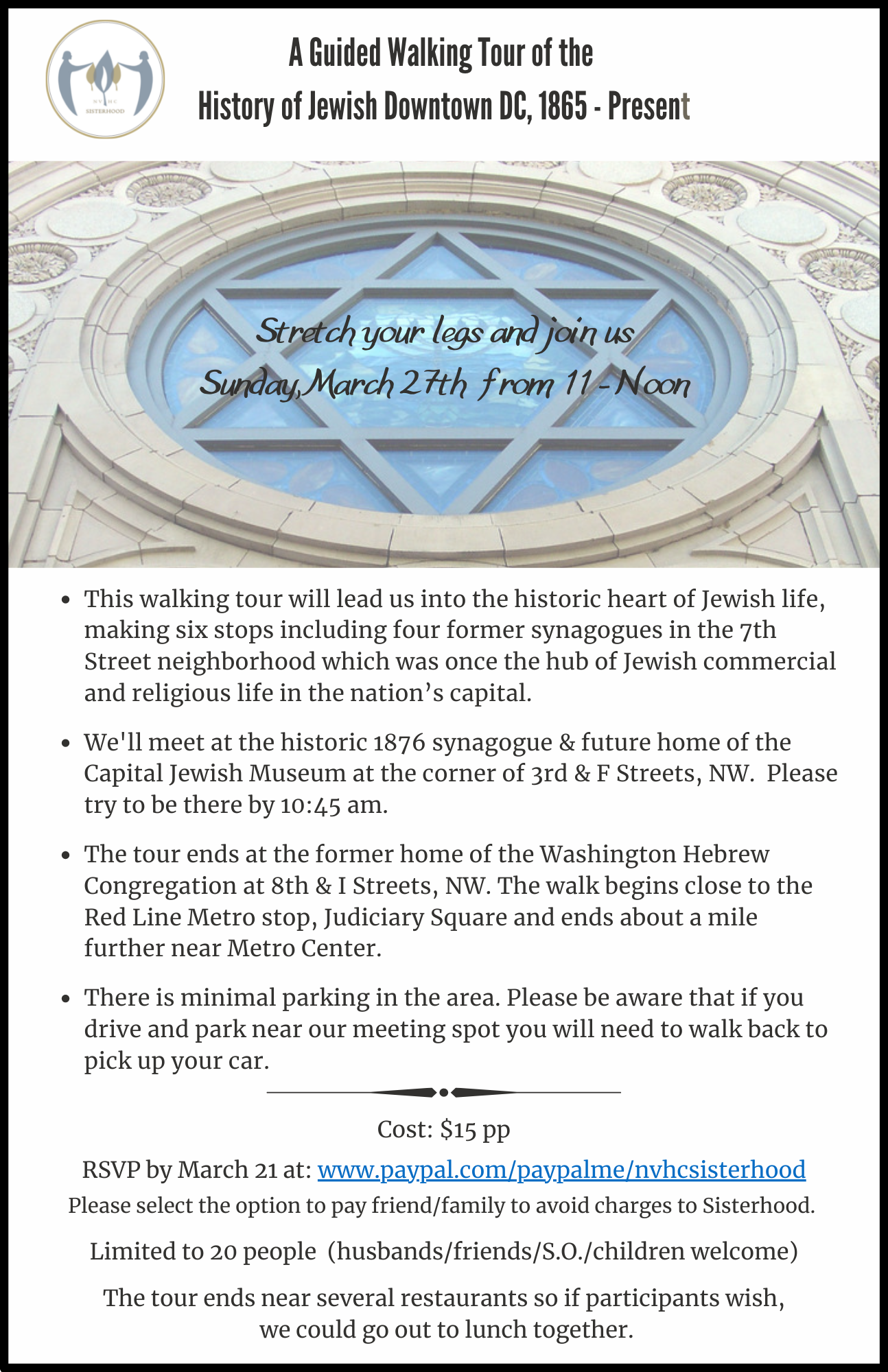 Sisterhood - A Guided Walking Tour of the History of Jewish Downtown ...